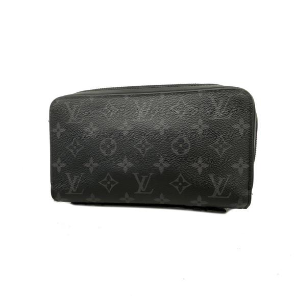 Louis Vuitton | Accessories | Louis Vuitton Long Wallet Monogram Eclipse Zippy Xl M6698 Black ...